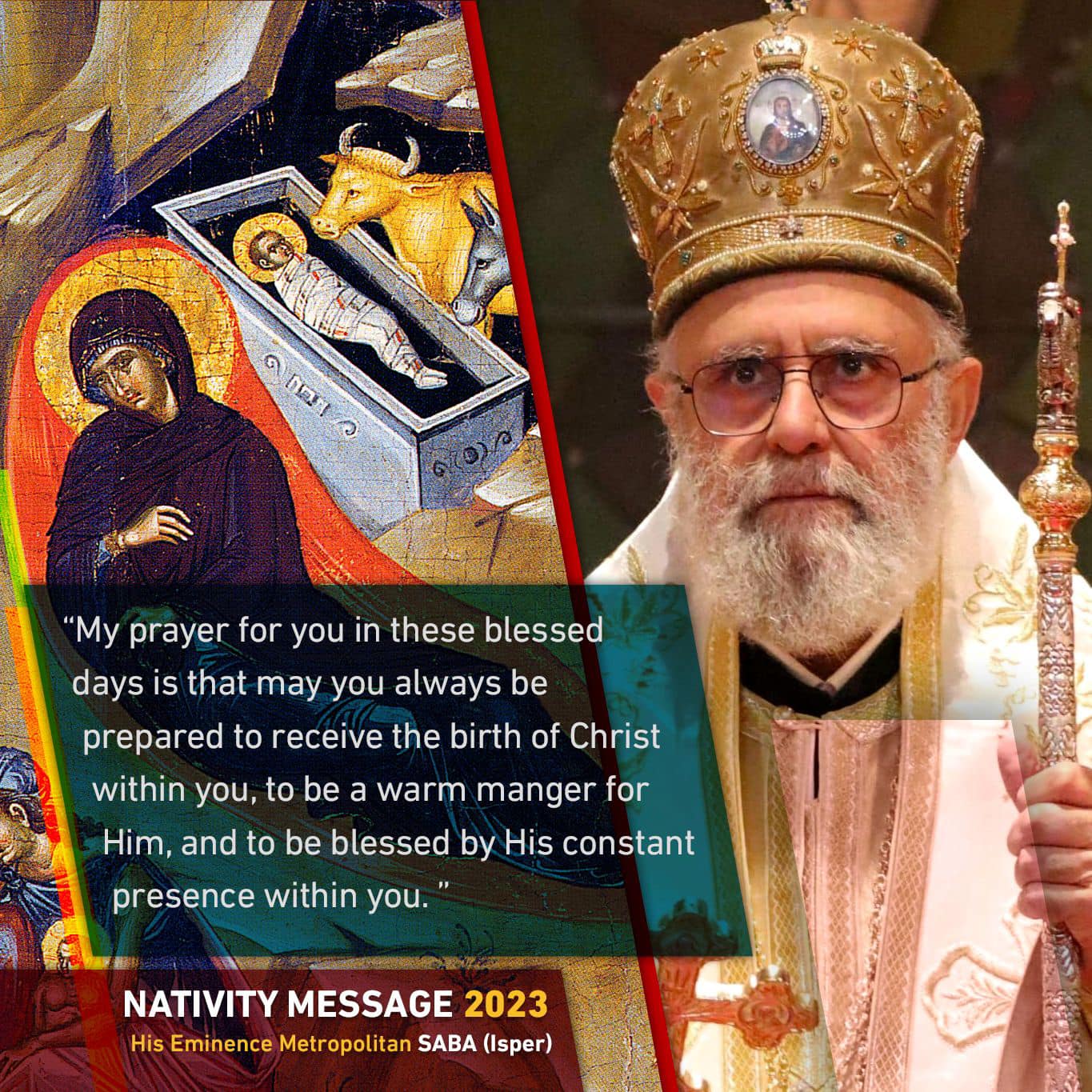 Nativity Message from Metropolitan Saba, 2023 - Antiochian House of ...